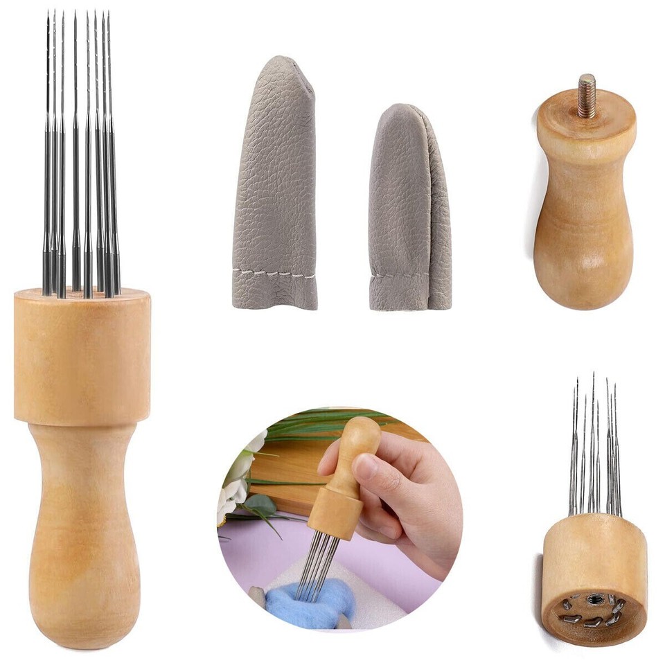 Needle Felting Tools for Beginners Wool Roving Kit Needle Felting ...