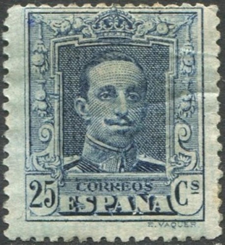 Spain 25 cm 1922 Type II Alfonso XIII Cowboy **/MNH | eBay