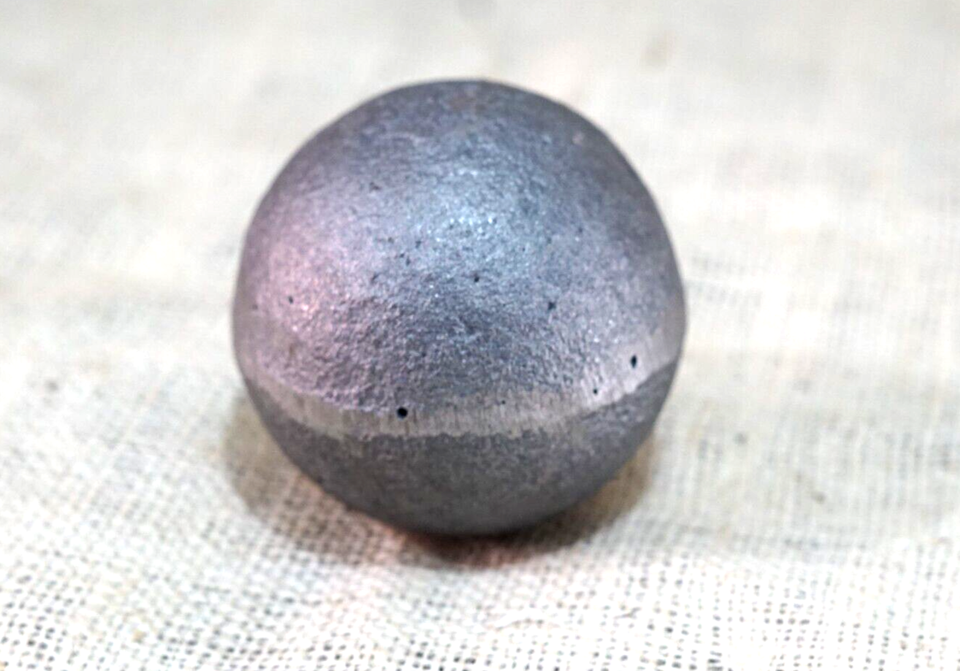 3 Cast Iron Ball Cannon Ball Replicas Crafts 3" Fences Solid Civil War ...