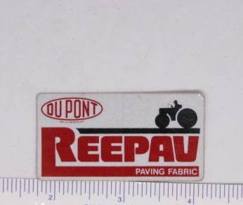 DuPont Reepav Decal Sticker Paving Fabric Coal Mining Equipment Vintage ...