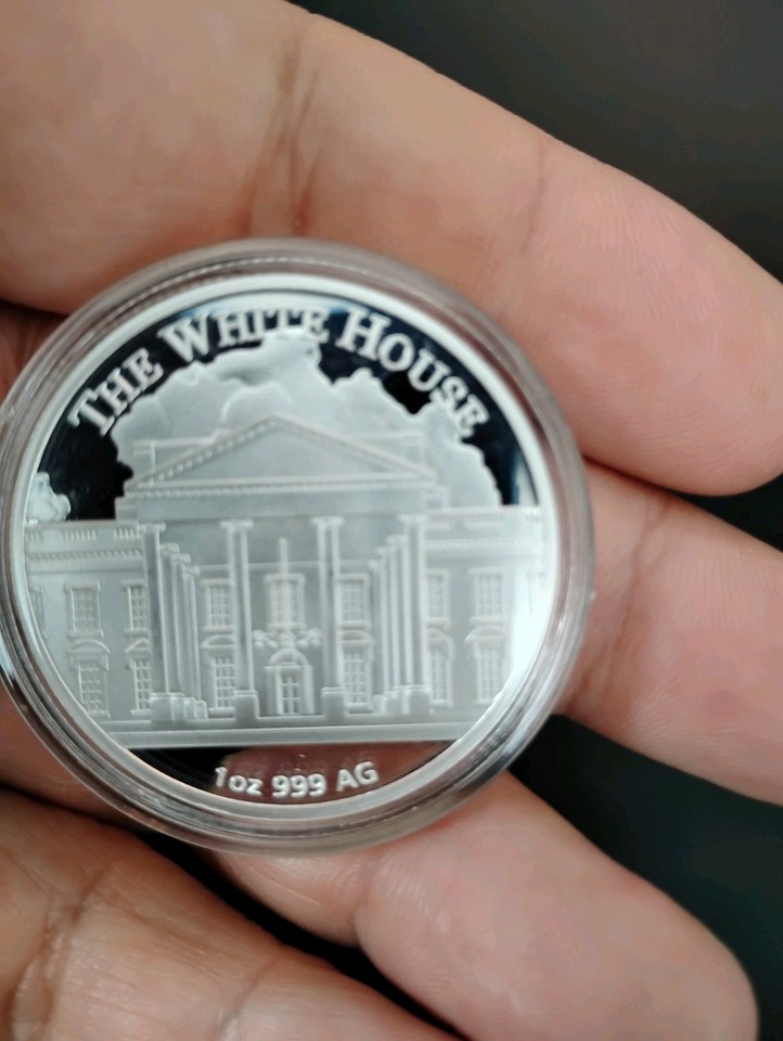 1 Oz .999 Fine Silver TRUMP " Trump fight, fight" 7-13-24 Coin Limited ...