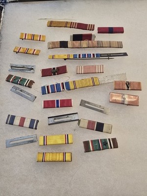 WWII WW2 Ribbon Bar Lot Misc Bars | eBay