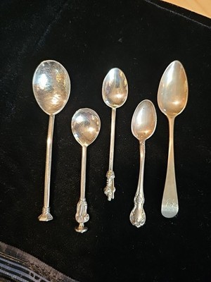 Nice Scrap Sterling Silver Spoons. 80 grams total. starting bid below ...