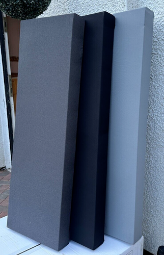 Acoustic & Bass Trap Sound Absorber Panels for Wall or Ceiling 120 x 40 ...