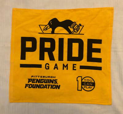 Pittsburgh Penguins Pride Rally Towel NHL Hockey Brand New | eBay