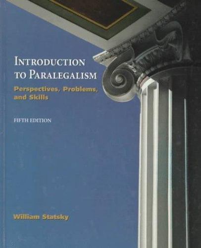 Introduction to Paralegalism : Perspectives, Problems, and Skills by ...