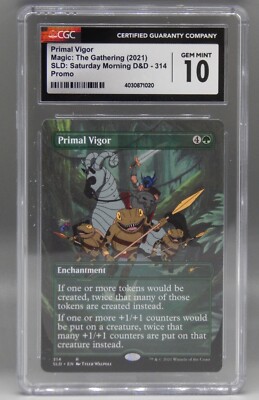 CGC 10 MTG card PRIMAL VIGOR Warduke MAGIC THE GATHERING Dungeons ...