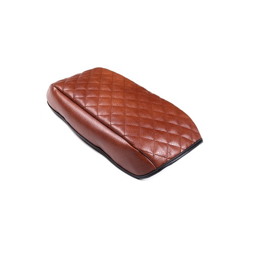 Brown PU Leather Center Console Cover Armrest Pad For Ford Maverick ...