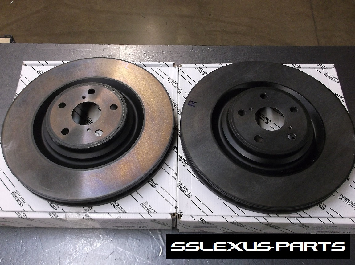 Lexus LS460 F-Sport (2013-2015) OEM Genuine FRONT BRAKE ROTOR SET ...