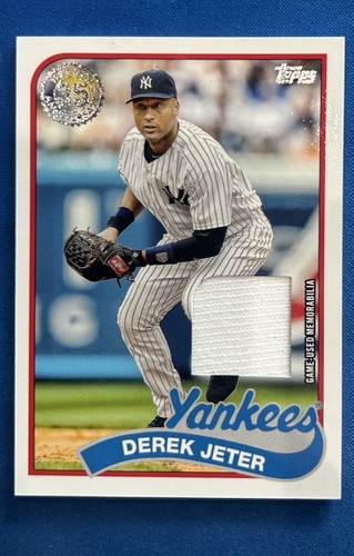 Derek Jeter 2024 Topps Game Used Patch Memorabilia 🔥 1989 New York ...