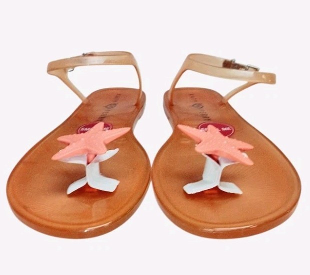 Katy Perry Orange Starfish Geli Sandals Size 8 New | eBay