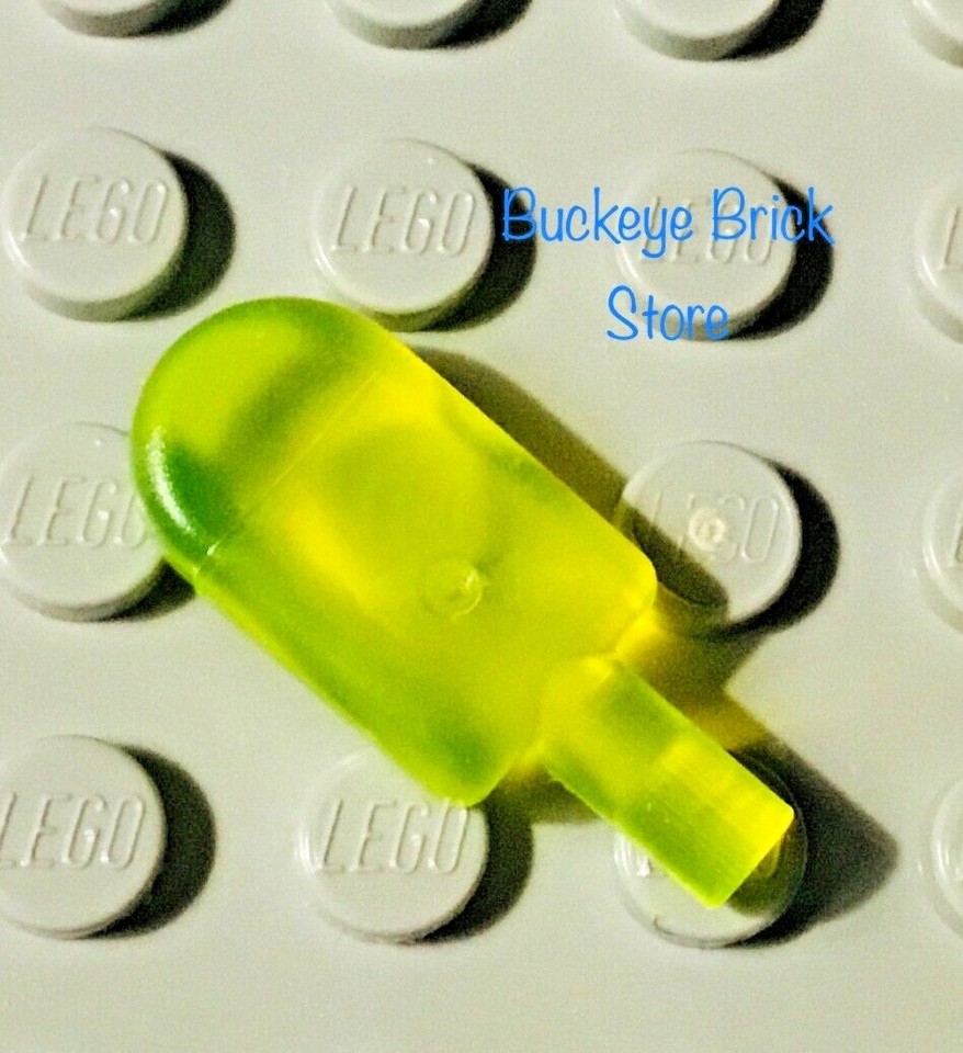 NEW Lego Minifig LIME POPSICLE - Minifigure Green Fruit Kitchen Party ...