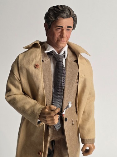 LT COLUMBO 1/6 SCALE 12" PETER FALK CUSTOM OOAK ACTION FIGURE DOLL LAPD ...