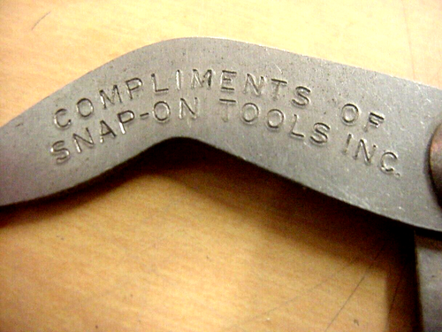 COMPLIMENTS OF SNAP ON TOOL COMPANY LEG LADY DANCING CALIPERS ANTIQUE ...