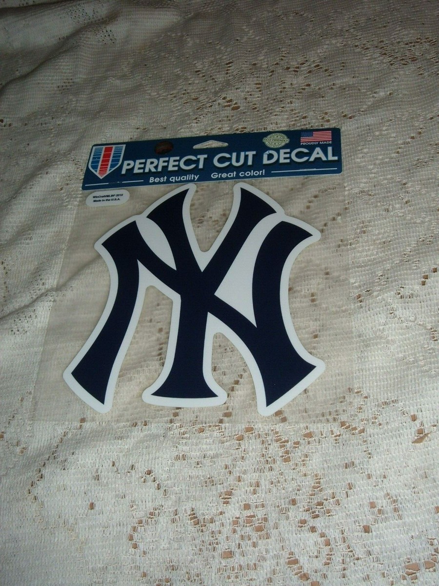 New York Yankees Classic 8quotx8quot Die Cut Mlb Letters Logo NEW YORK