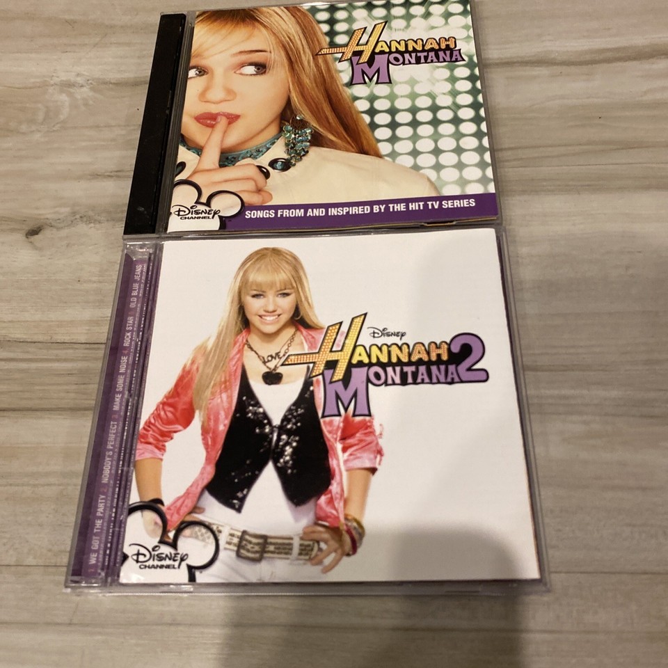 Hannah Montana 3 CD 1 DVD LOT Hannah Montana 1 & 2 Meet Miley Cyrus ...