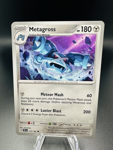 Pokemon TCG - Metagross 115/162 - Temporal Forces 2024 | eBay