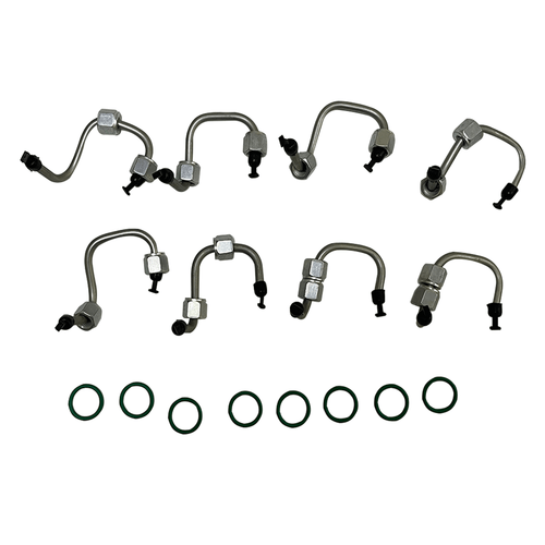8x Fuel Injector Oring Line&Seal For 2008-2010 Ford Powerstroke Diesel ...