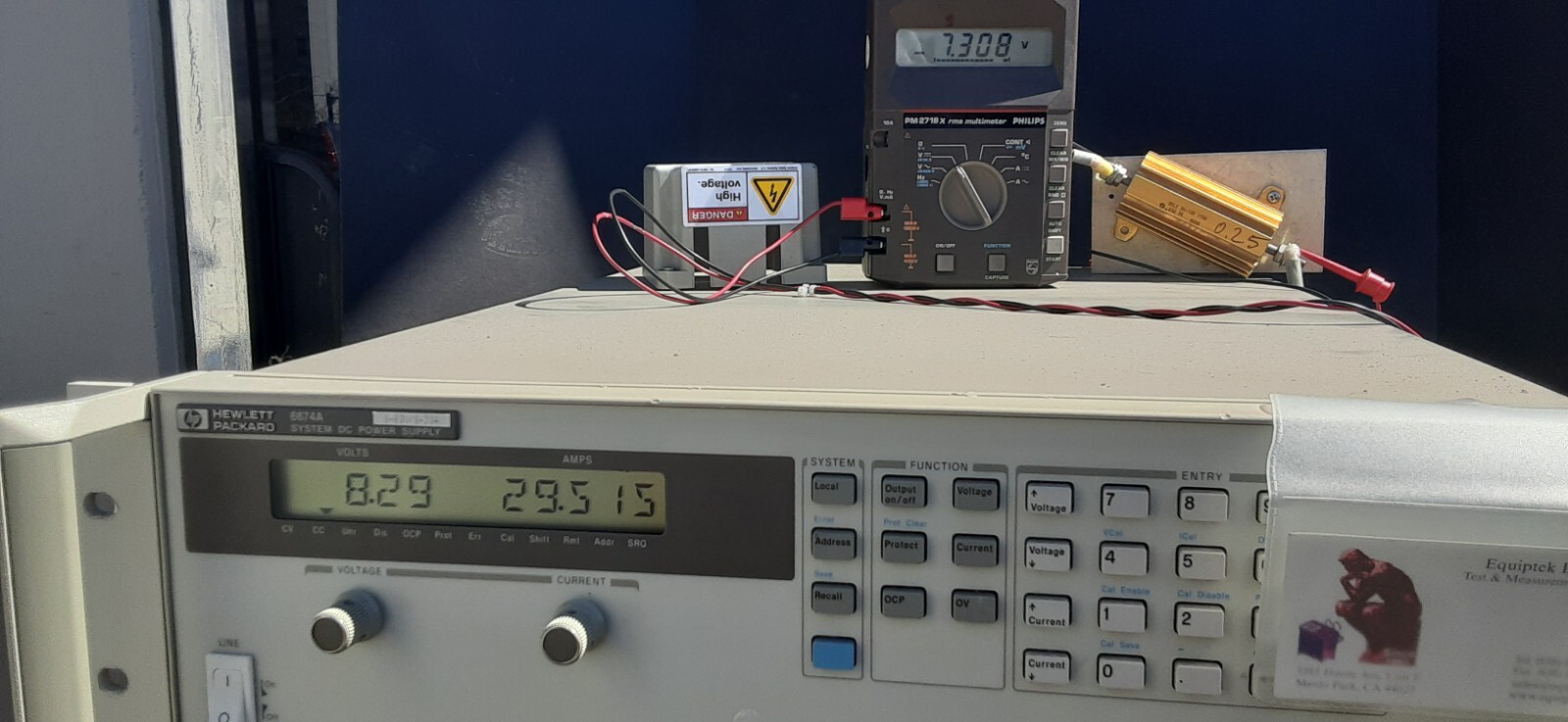 System Power Supply 0 to 80V 30A 2400W EXCELLENT! Programmable HP 6674A ...