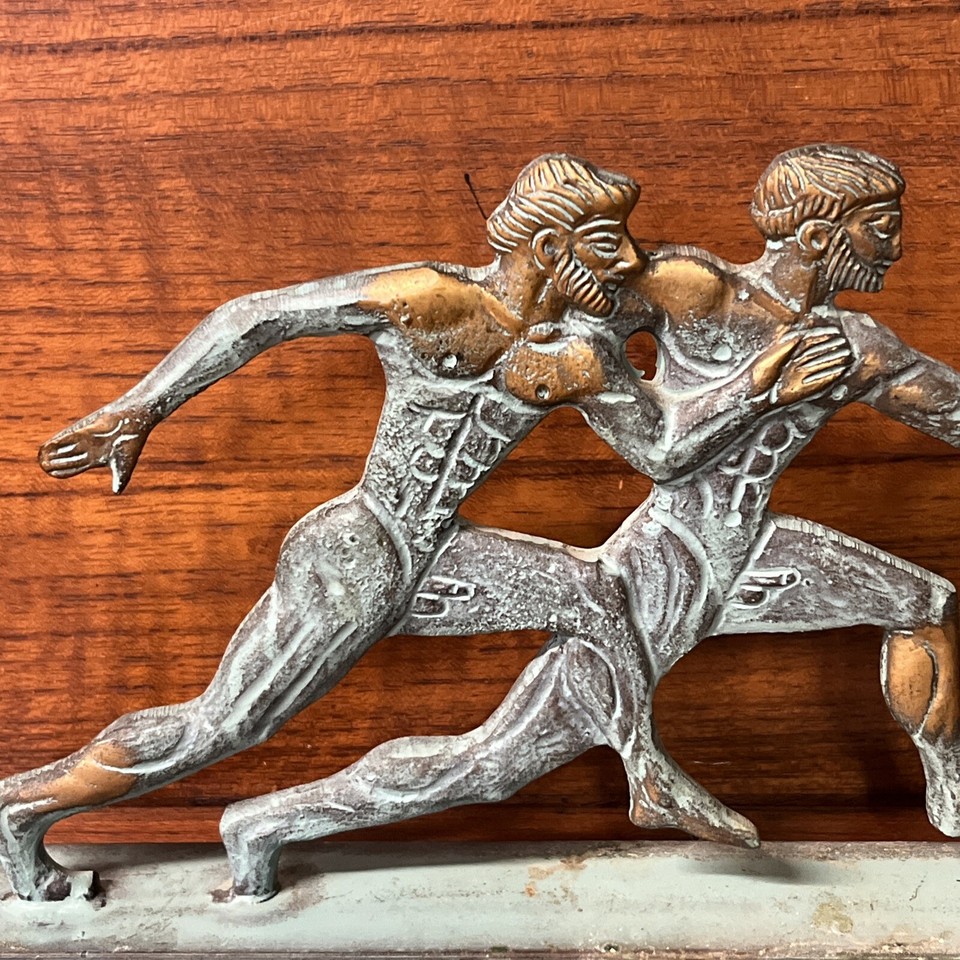 Classic Greek Runners Bronze Sculpture Olympic Games Athletes Statue ...