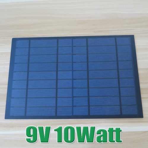 6 / 9 / 18 V 10W Poly PET Laminated Solar Panel Module for Camping ...