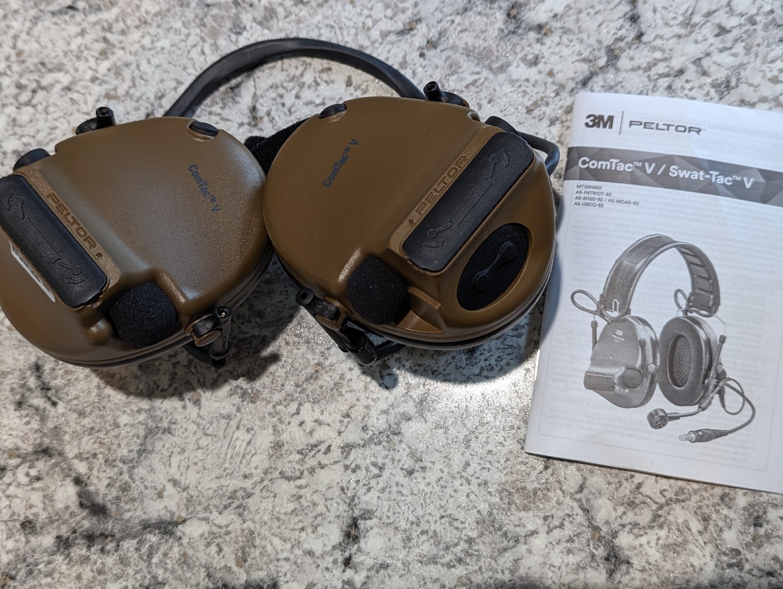 3M PELTOR COMTAC V HEARING DEFENDER HEADSET ( MT20H682BB-09 CY ) | eBay