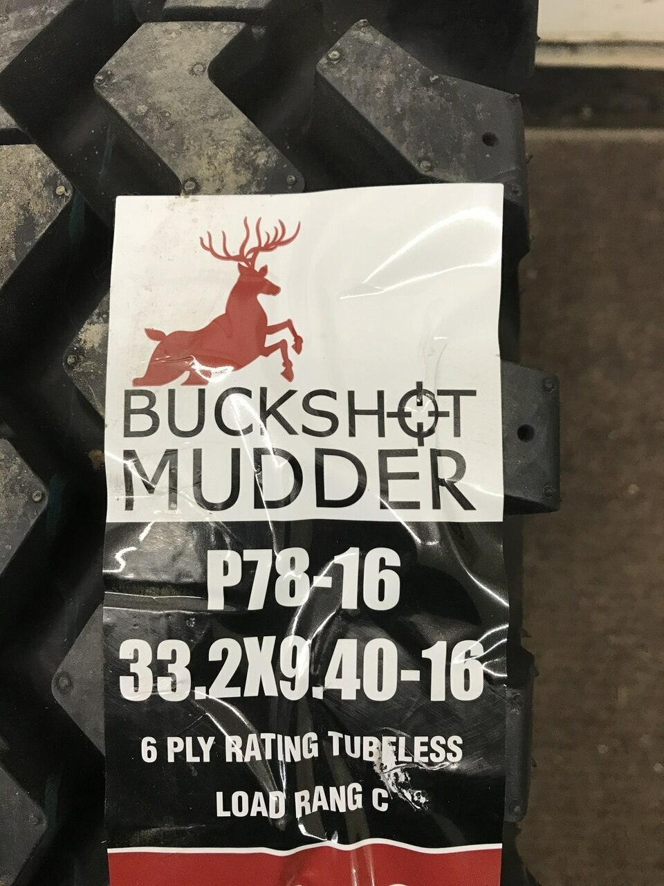 4 New Grip Spur Buckshot Wide Mudder P78 33 9.50 16 Mud Stud p78x16 ...
