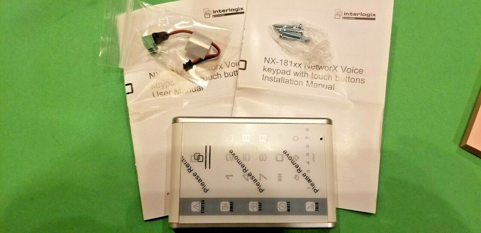 Interlogix GE Security NetworX NX-1811E Touch LED Keypad, Portrait ...