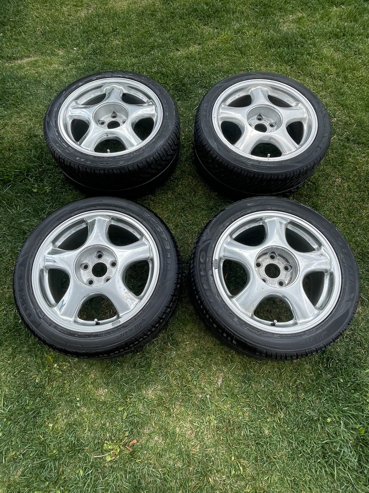 1998 Supra MKIV OEM Polished Wheels 17X8 17x9.5 +50 Turbo Rims MK4 ...