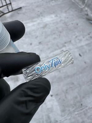 SINGLE CLASSIC | ONLY TIPS 9mm CLEAR Smoking Glass Filter Tips | *BRAND ...