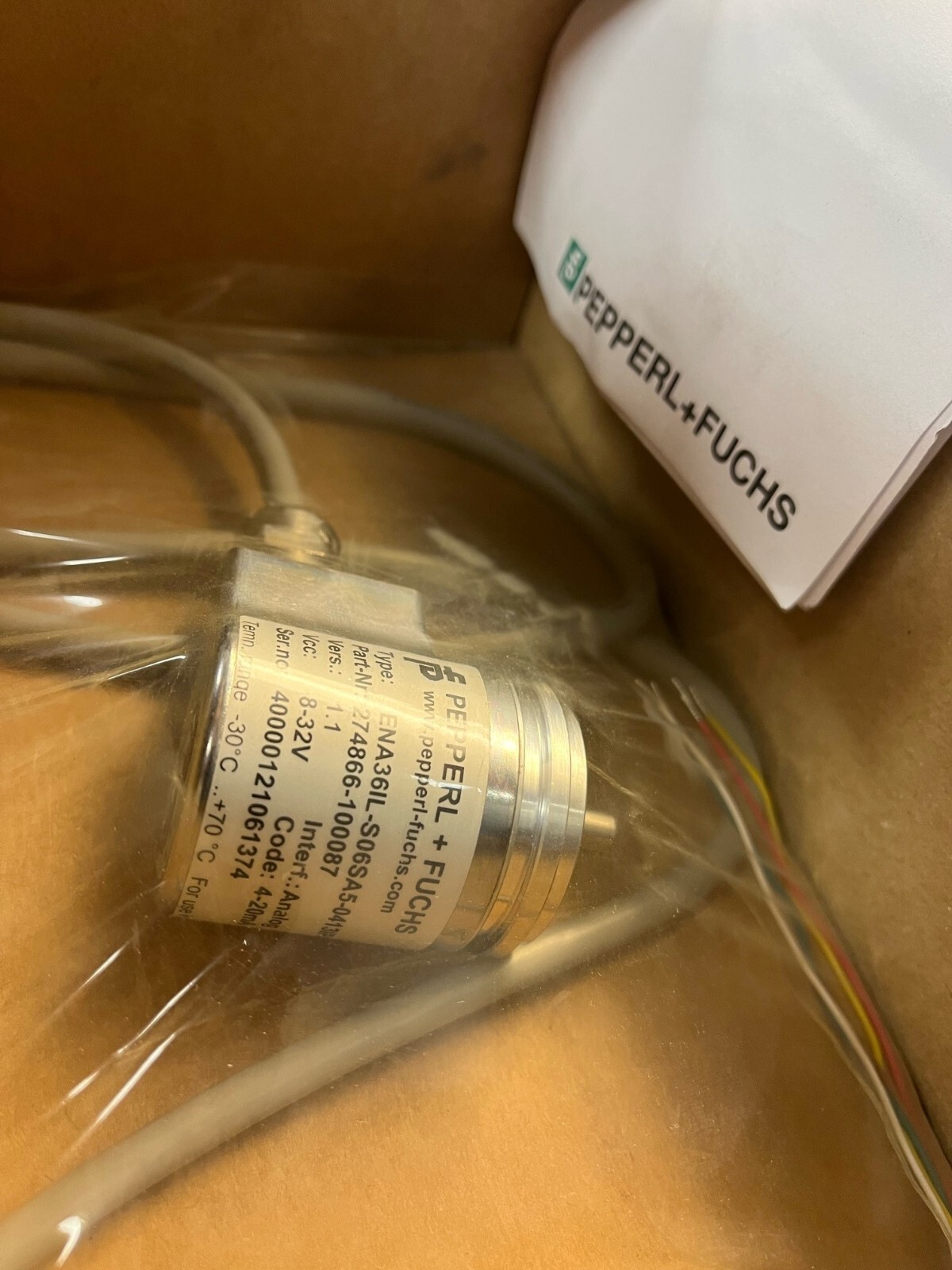 Pepperl+Fuchs ENA36IL-S06SA5-0413IP4-RC1 absolute encoder, analog output 1Pcs | eBay