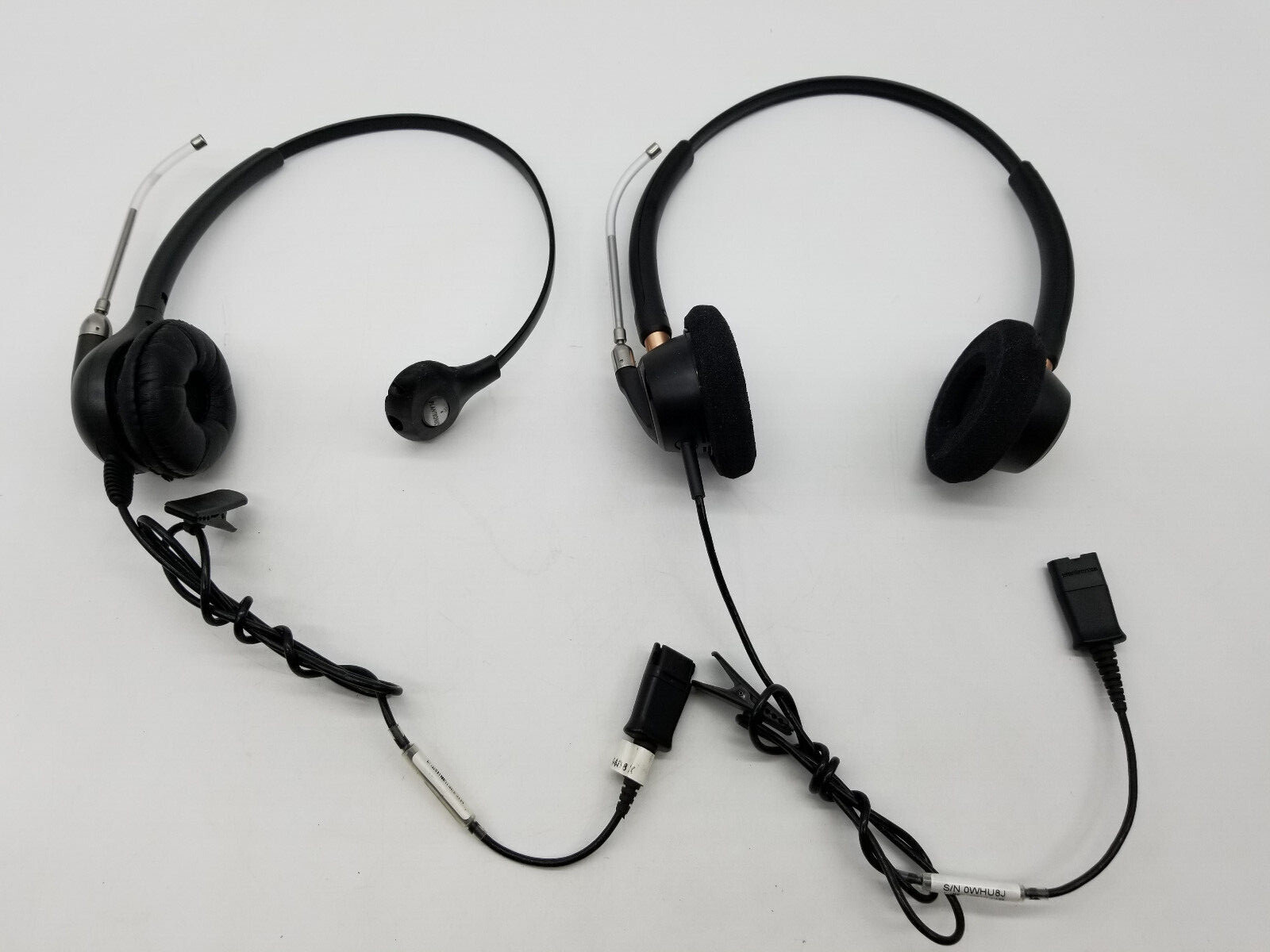 Lot of 2 Plantronics Headsets HW510 + HW251 Parts | eBay