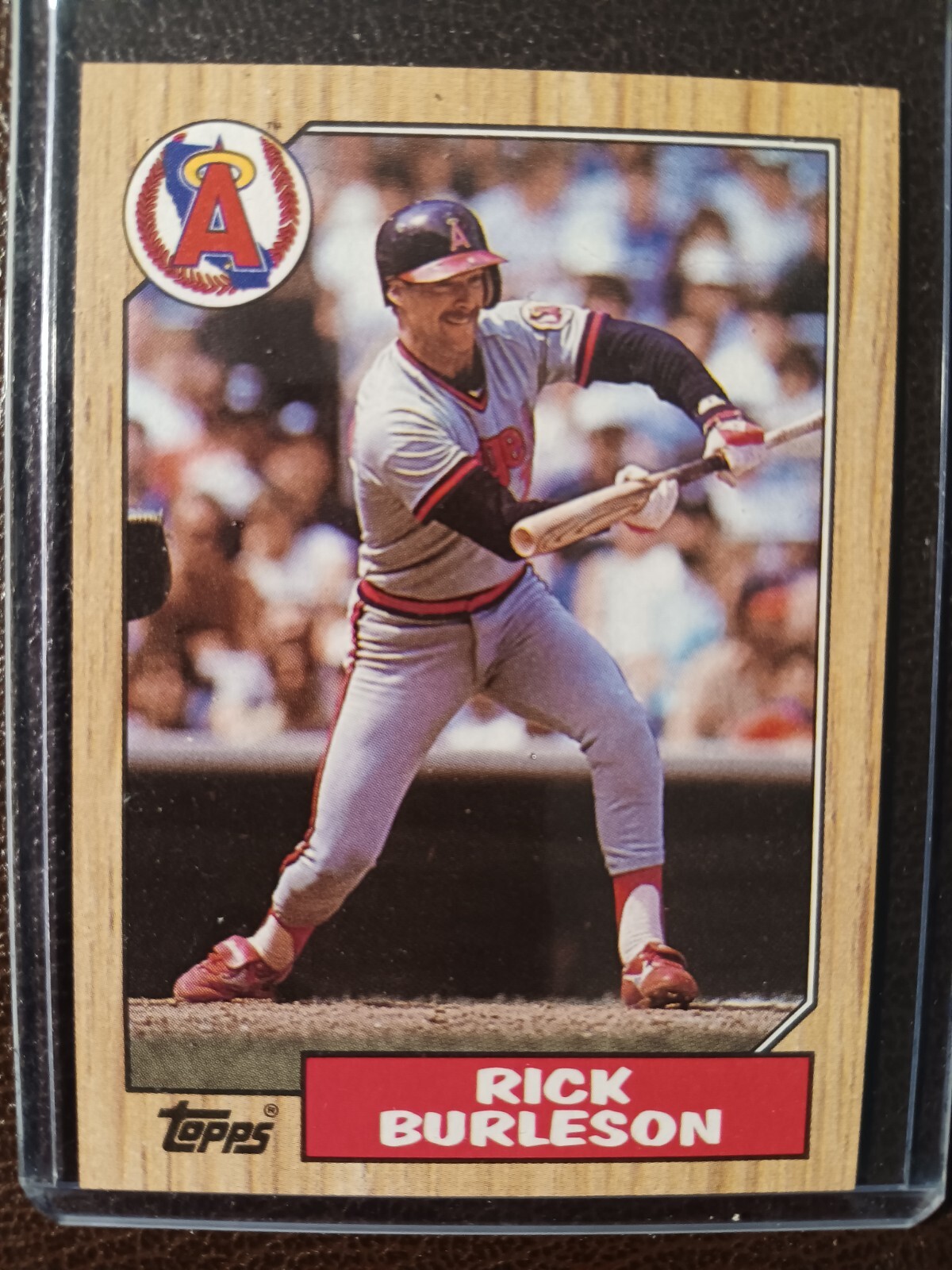 RICK BURLESON ANGELS 1987 TOPPS BASEBALL CARD #579 | eBay