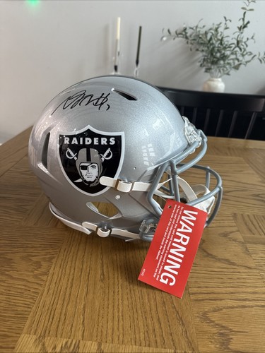 Davante Adams Autographed Authentic Full Sized Helmet Las Vegas Raiders ...
