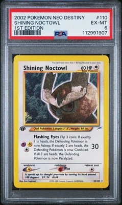 Shining Noctowl #110 - Neo Destiny - 1st Edition - PSA 6 | eBay