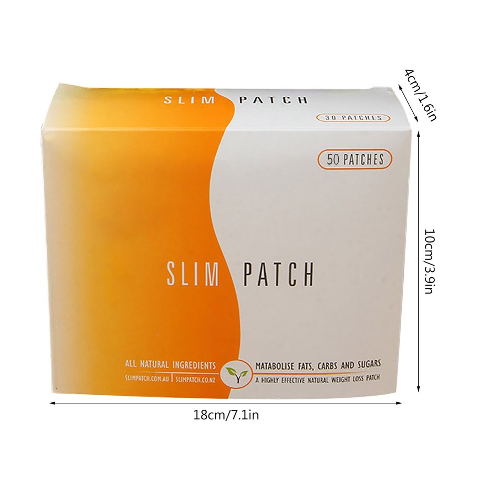30/50 PCS Slim Patch Weight Loss Slimming Diets Pads Detox Burn Fat ...