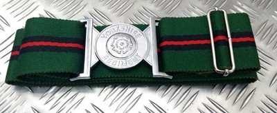 Yorkshire Regiment Stable Belt Kit Unsewn Up to 52" Buckle Slider belt ...