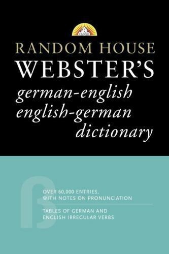 Random House Webster's German-English English-German Dictionary Quick ...