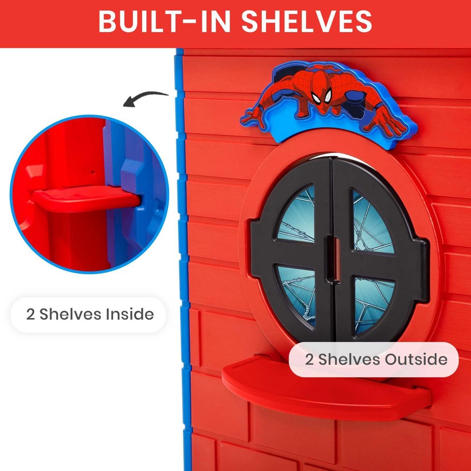 *NEW* Kids 3D Spider Man Plastic Indoor Outdoor Playhouse Toy Easy ...