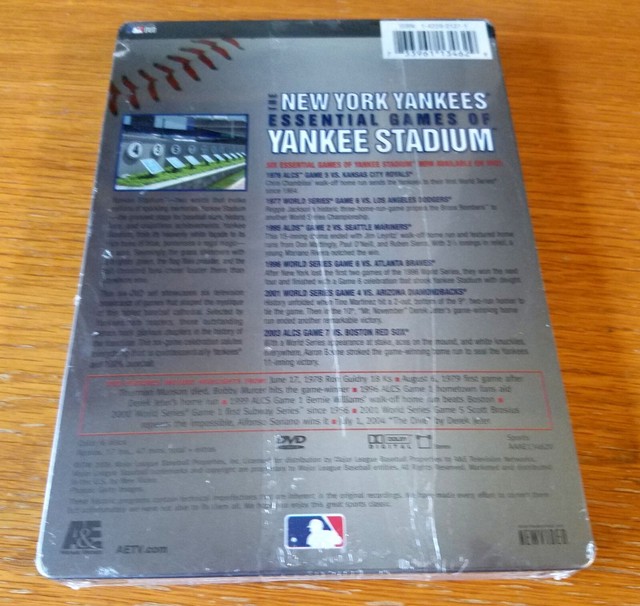 The New York Yankees: Essential Games of Yankee Stadium (DVD, 2008, 6 ...