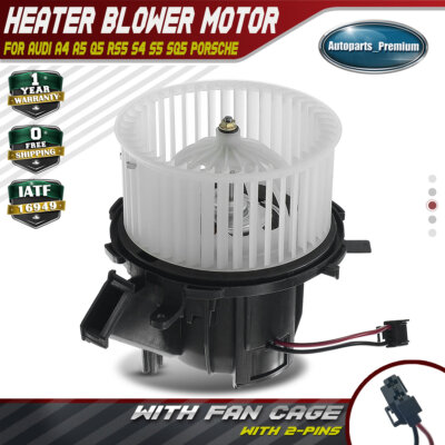 HVAC Blower Motor w/ Fan Cage for Audi A4 A5 Q5 RS5 S4 S5 SQ5 Porsche ...