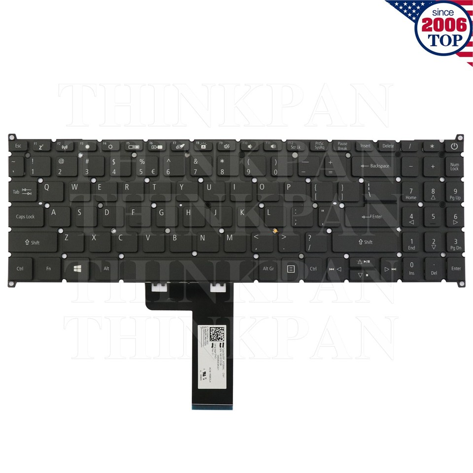 New US Backlit Keyboard for Acer Aspire 5 A515-43 A515-43G A515-54 A515 ...