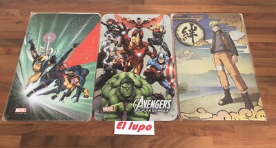 METAL PLATE MARVEL XMEN AVENGERS NARUTO ULTIMATE SHIPPUDEN NINJA STORM ...