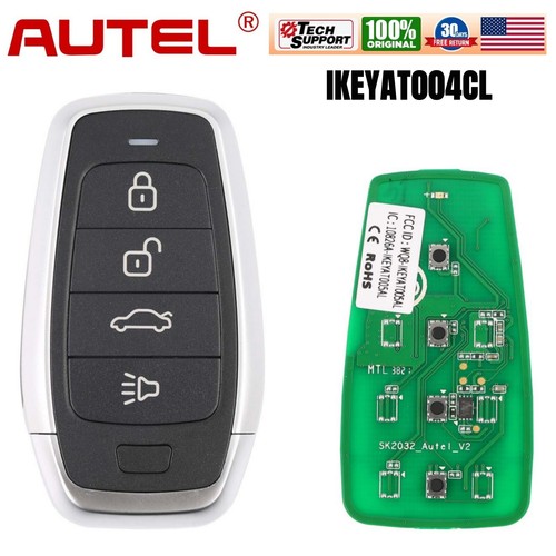 5x AUTEL MAXIIM IKEY Standard Style IKEYAT004CL 4 Buttons Independent ...