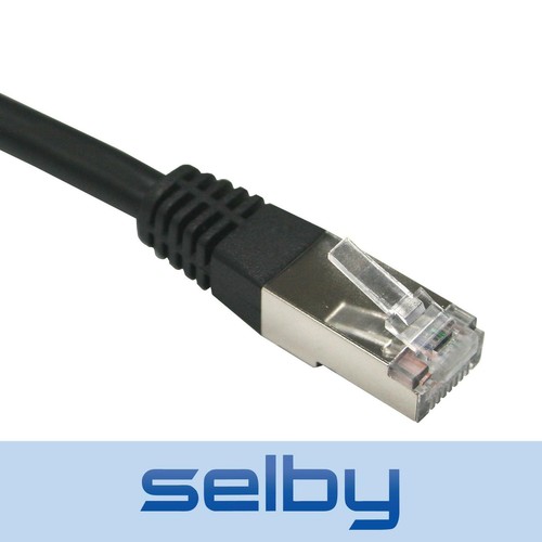 9m Black CAT6 Network Cable RCM Certified Ethernet LAN Data Lead SFTP ...