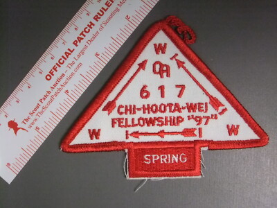 Boy Scout OA 617 Chi Hoota Wei activity patch 8998KK | eBay