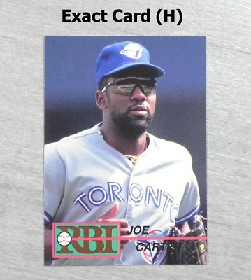 JOE CARTER 1992 Gold RBI Card #11 _ Exact Card (H) | eBay