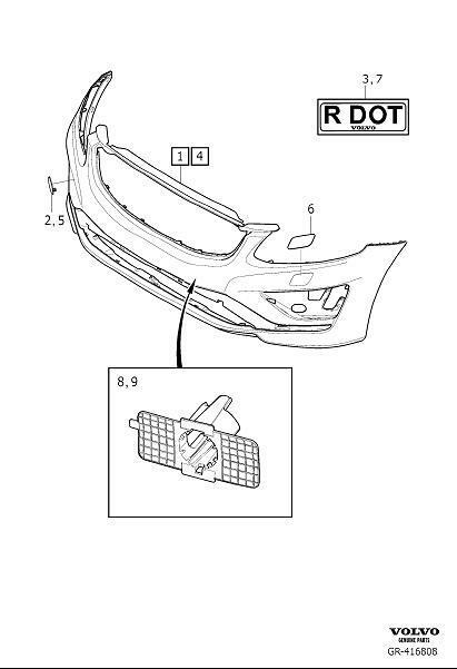 Genuine Volvo Xc60 Cover 39821592 for sale online | eBay