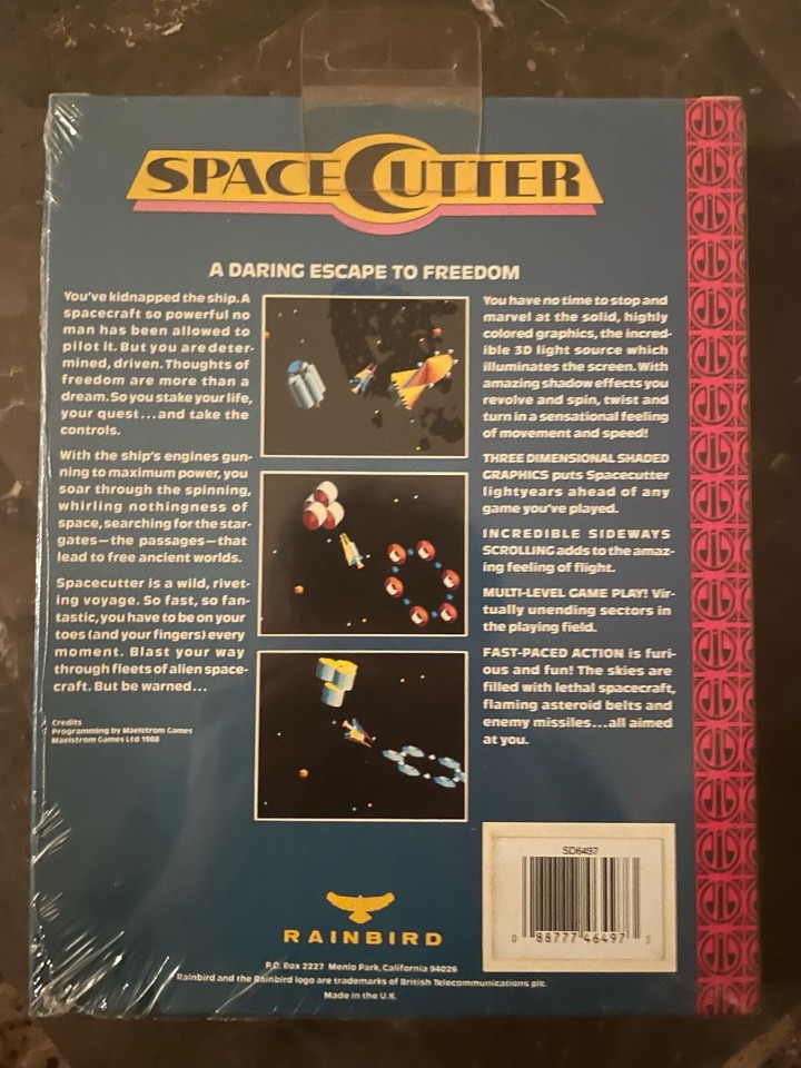 Space Cutter for Atari ST Rainbird 1988 SEALED | eBay