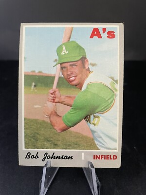1970 Topps #693 Bob Johnson Baseball Oakland Athletics HI# | eBay